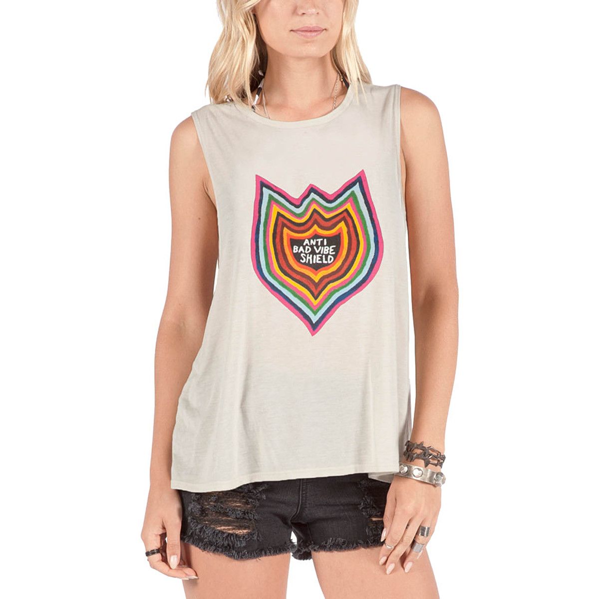 Volcom Ozzie Anti Bad Vibe Tank Top - Women's - Clothing