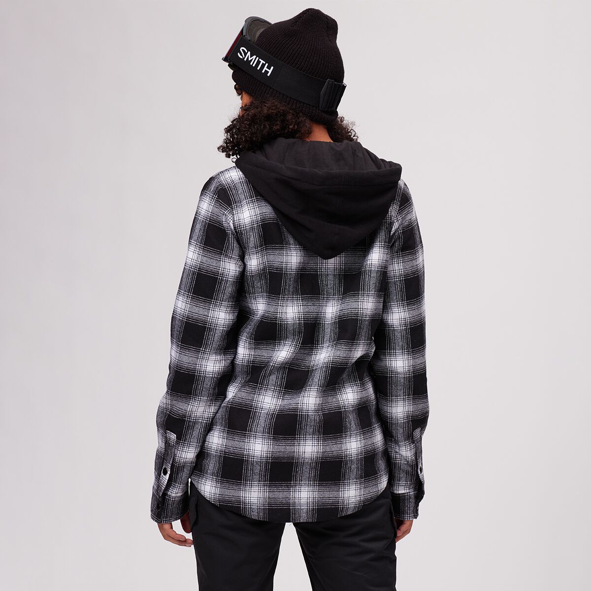 Volcom Hooded Flannel Jacket - Women's - Clothing