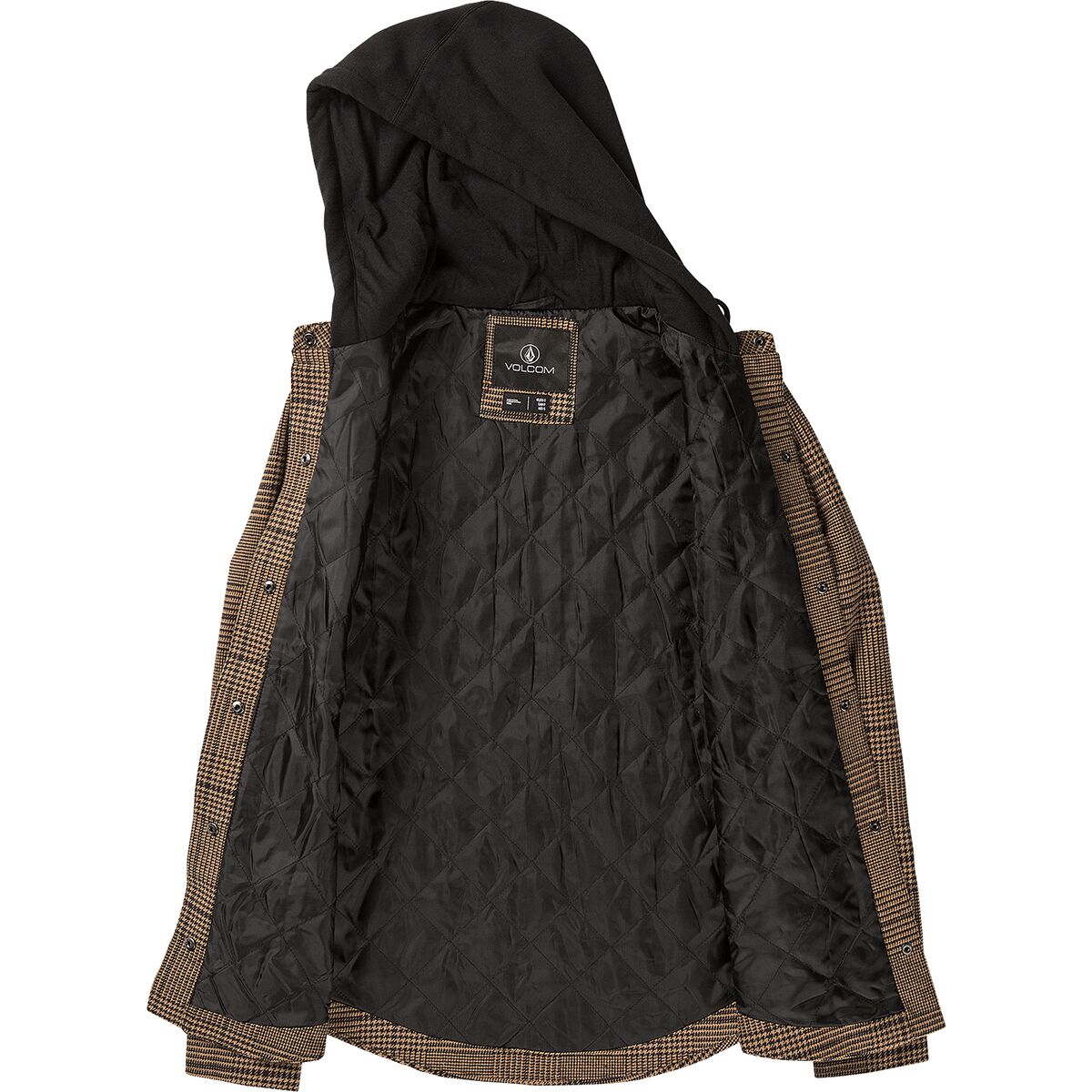 Volcom Hooded Flannel Jacket - Women's - Clothing