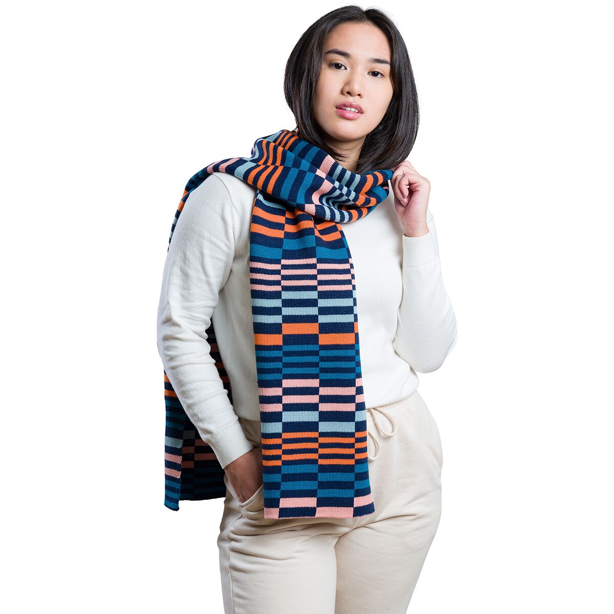 Verloop Albers Checkerboard Scarf - Accessories
