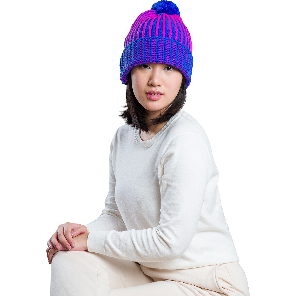 Verloop Chunky Rib Pom Hat - Accessories