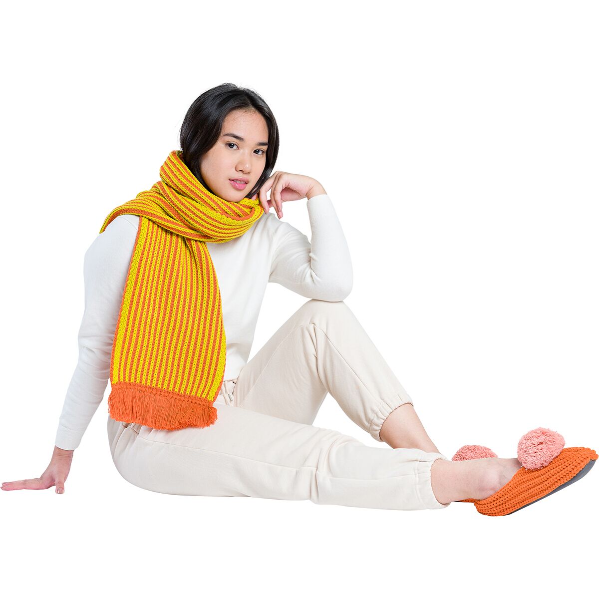 Verloop Chunky Rib Scarf - Accessories