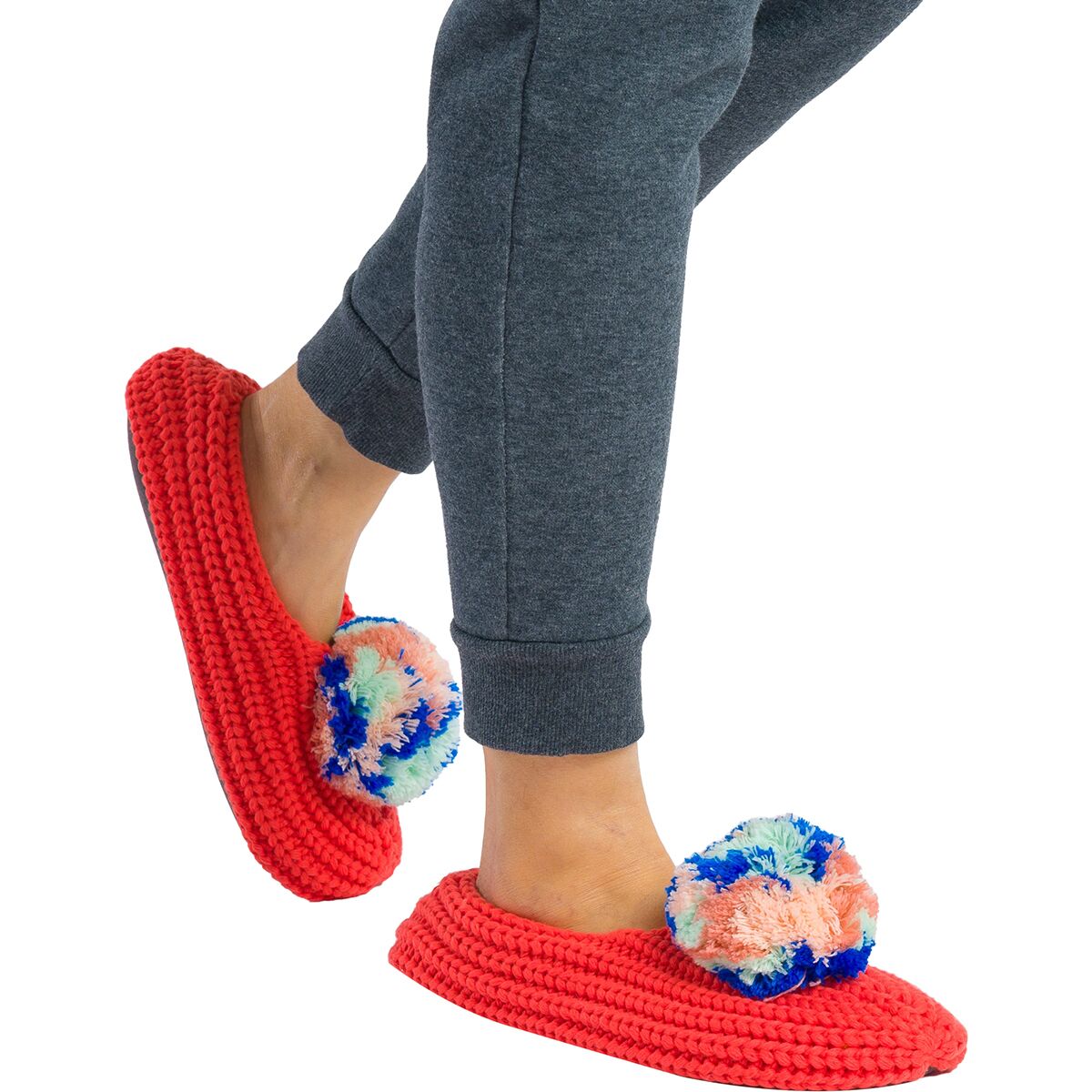 Verloop Marble Pom Rib Slipper - Women's - Footwear