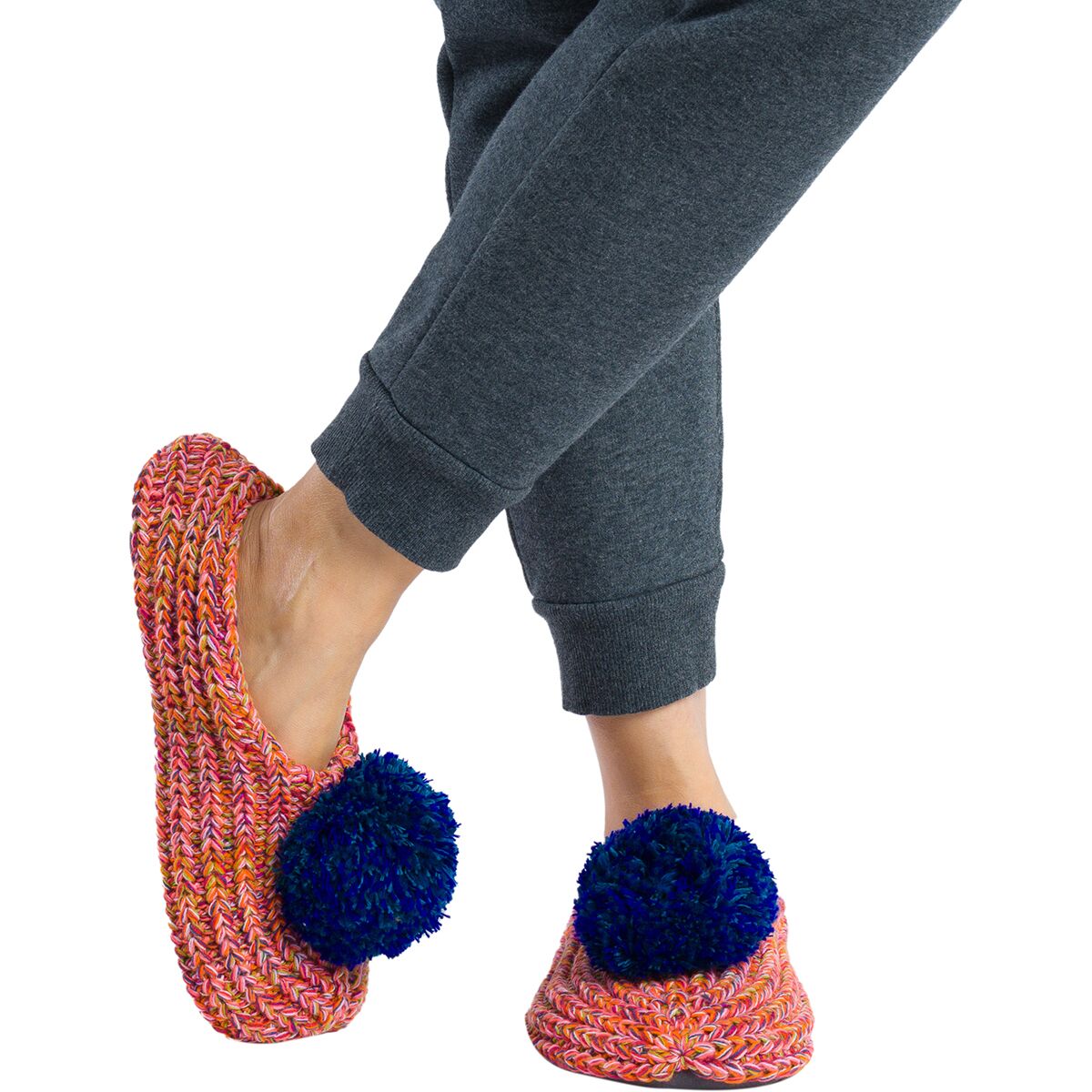 Verloop Super Mix Pom Rib Slippers - Footwear