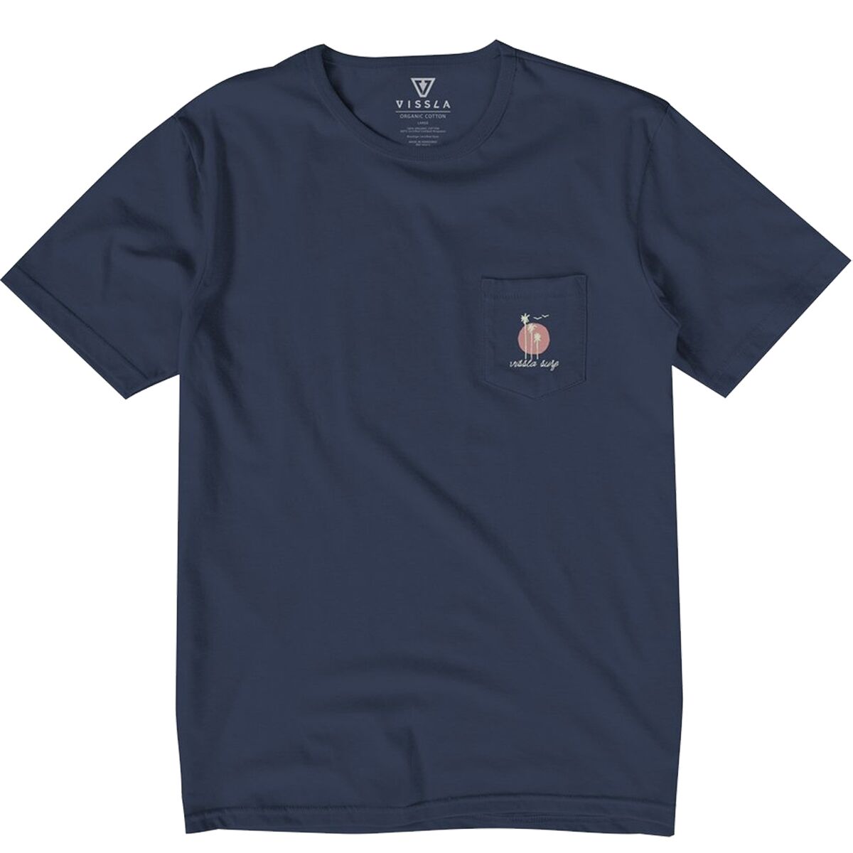 Vissla Out Front Organic Pocket T-Shirt - Men's - Clothing
