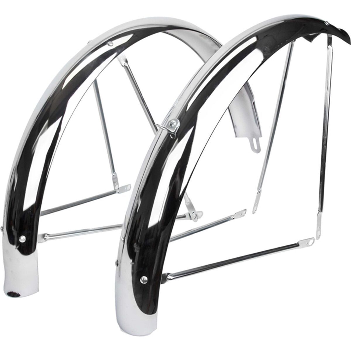 Wald #972-26in Balloon Flared Chrome Fenders - Bike