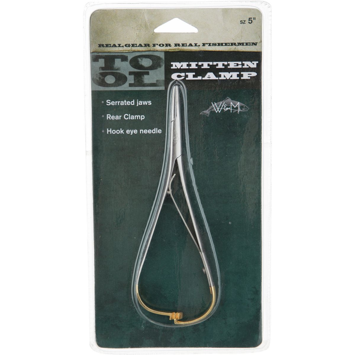 Wright & McGill Co. Essentials 5" Mitten Clamp - Fishing