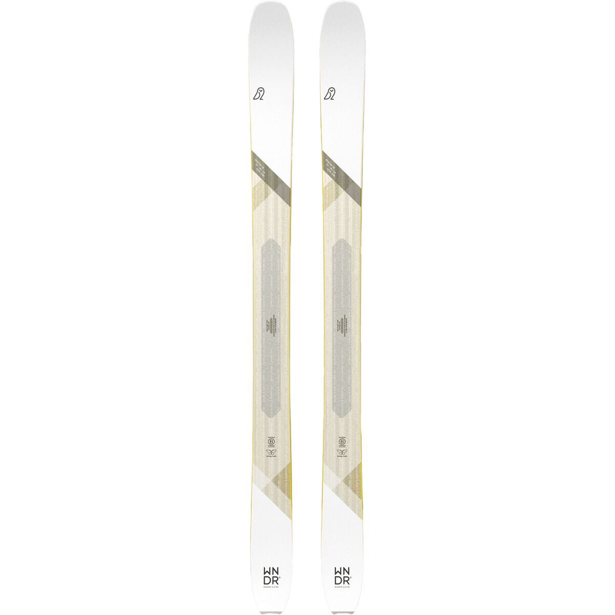 WNDR Intention 108 Reverse Camber/Rockered Ski - 2025 - Ski