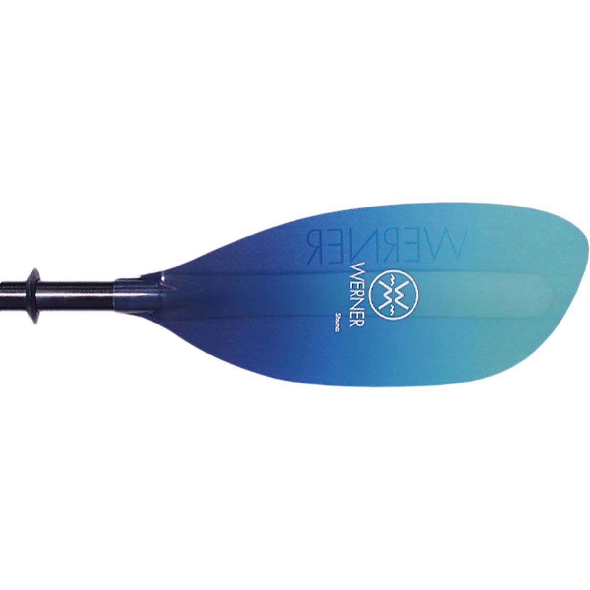 Werner Shuna Fiberglass 2-Piece Paddle - Straight Shaft | Backcountry.com