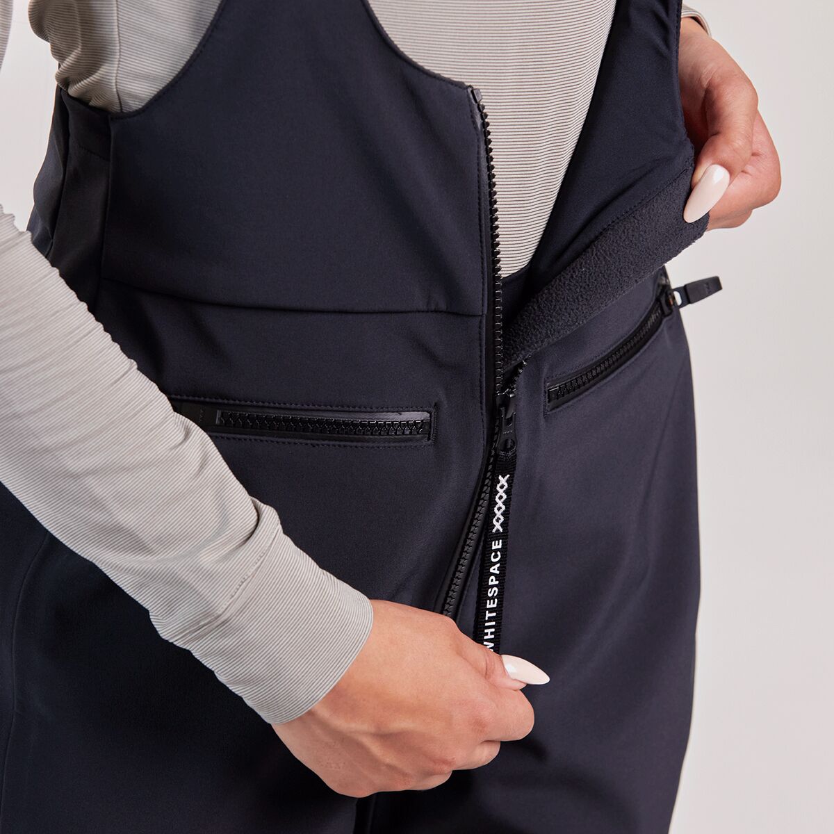 WHITESPACE High Waisted 3L Softshell Riding Bib - Women's - Clothing