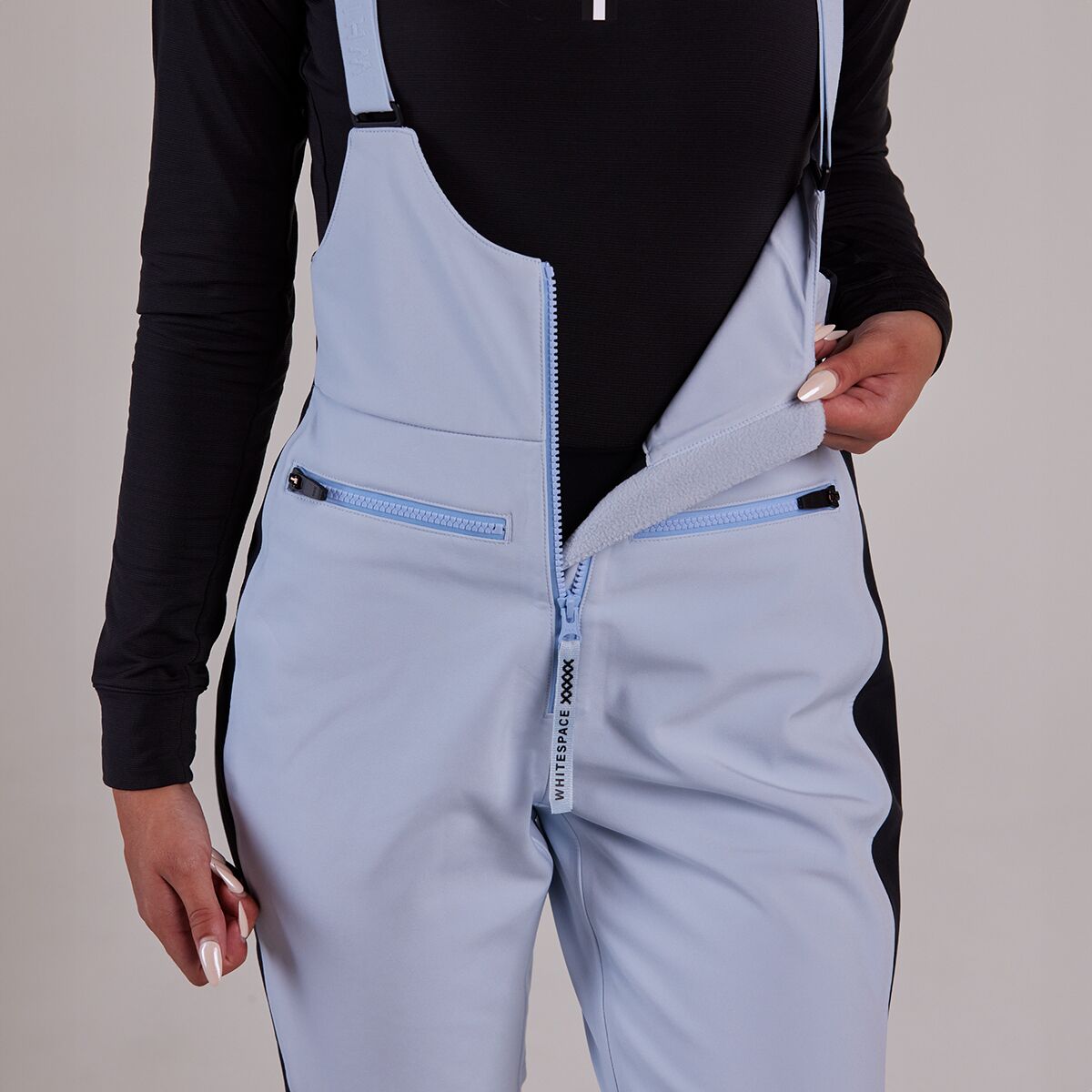 WHITESPACE High Waisted 3L Softshell Riding Bib - Women's - Clothing