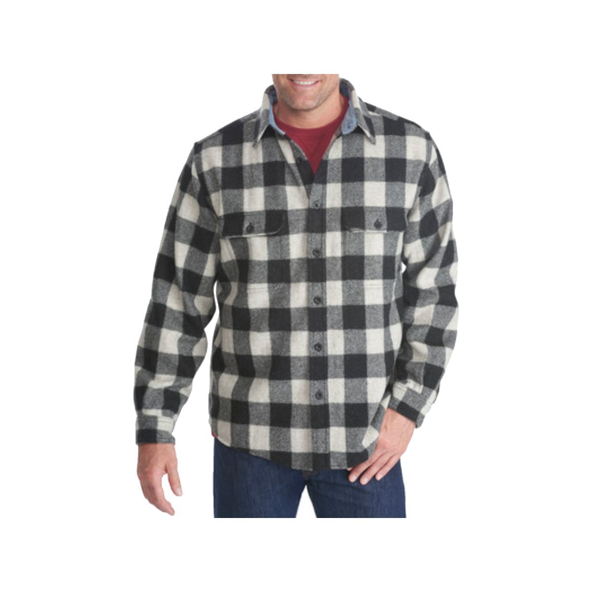 Woolrich Wool Buffalo Flannel Shirt - Men's - Clothing