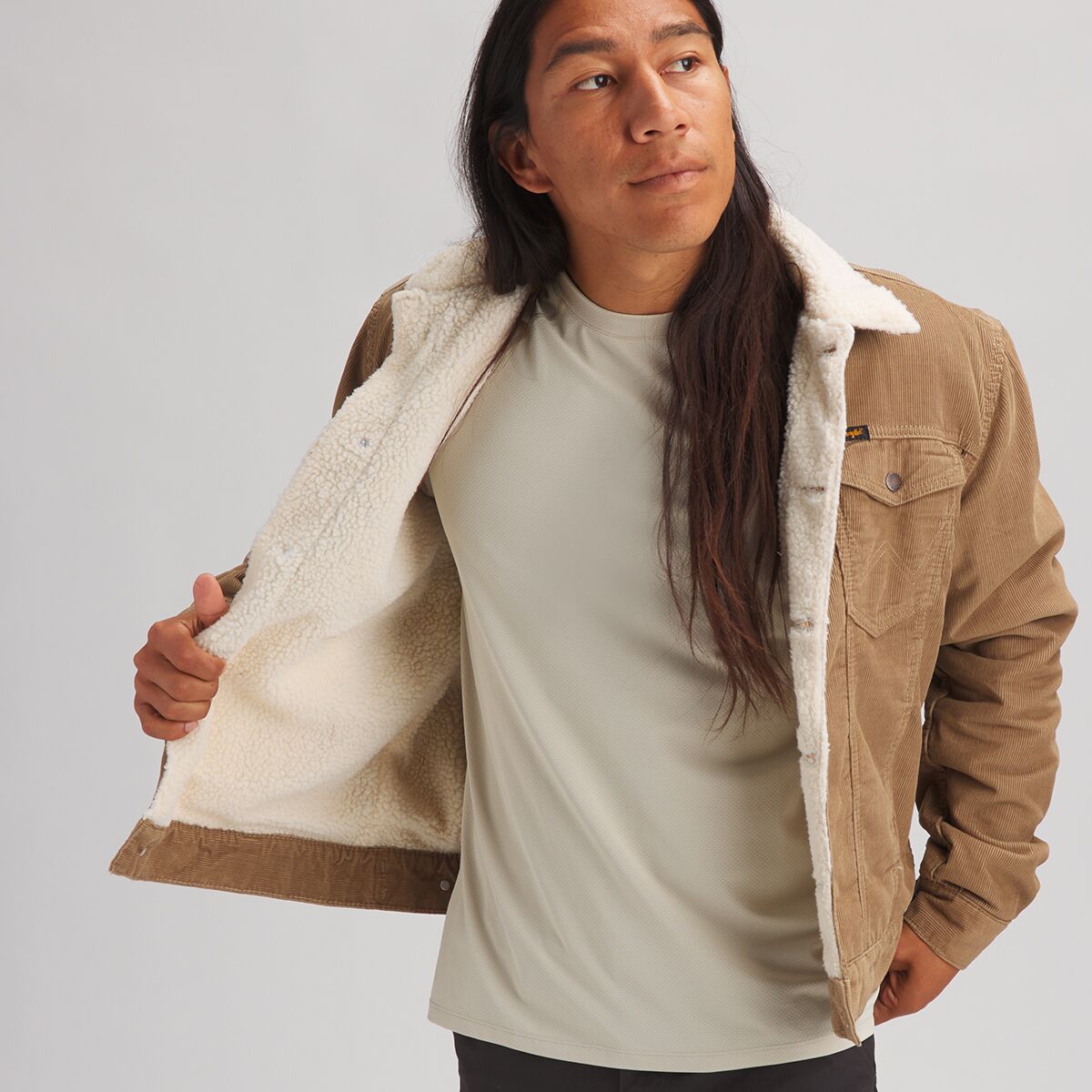 Wrangler Corduroy Sherpa Lined Jacket - Men's - Clothing