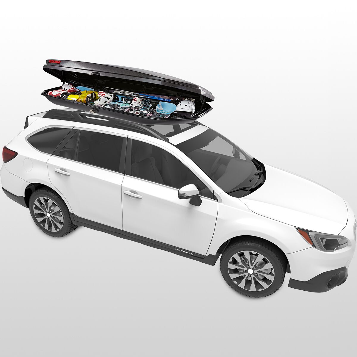 Yakima SkyBox Lo Carbonite Cargo Box - Ski