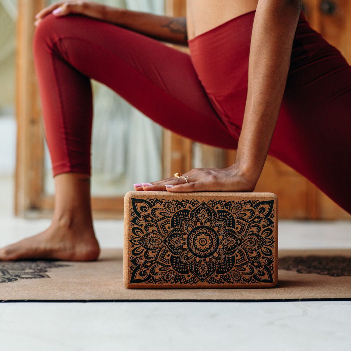 Yoga Design Lab Cork Yoga Block - Yoga