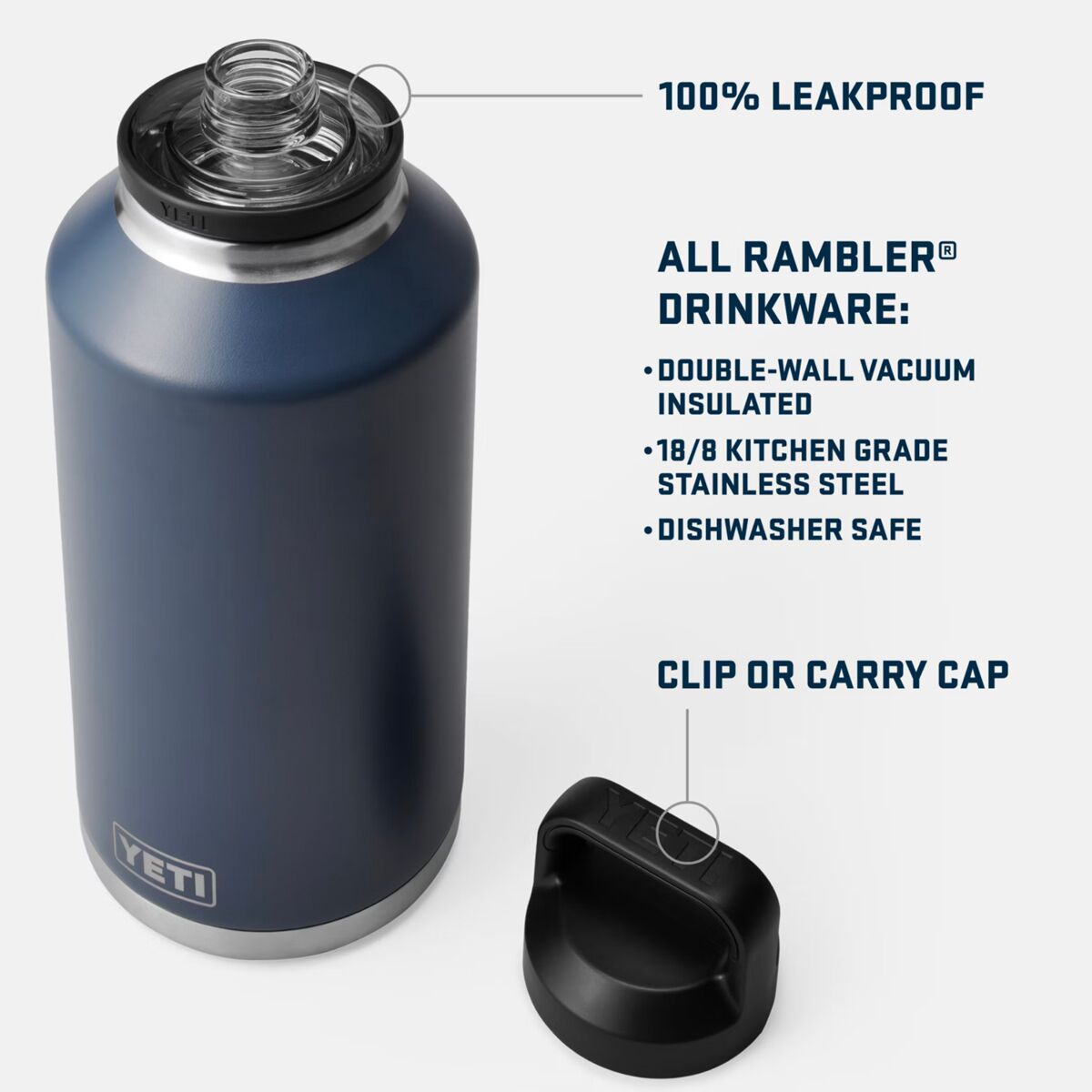 YETI Rambler 64oz Chug Bottle - Hike & Camp