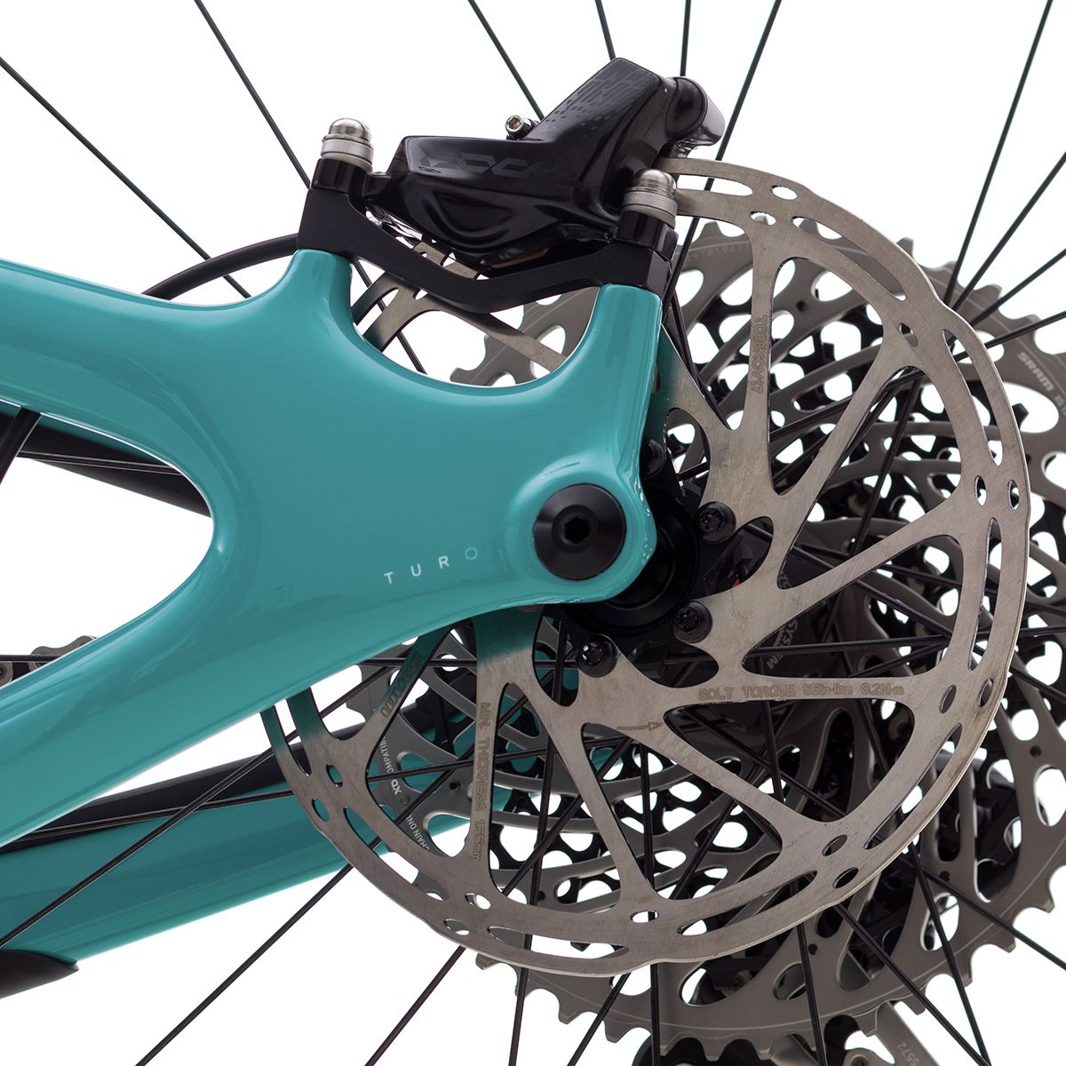 Yeti Cycles SB5 Turq LR X01 Eagle Race Mountain Bike - Bike