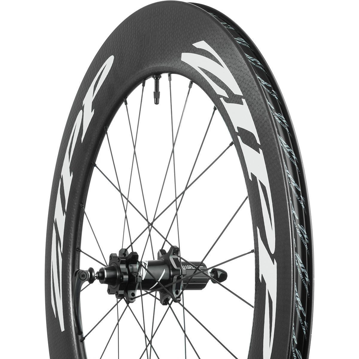 Zipp 808 Firecrest Carbon Disc Brake Road Wheelset - Tubeless ...