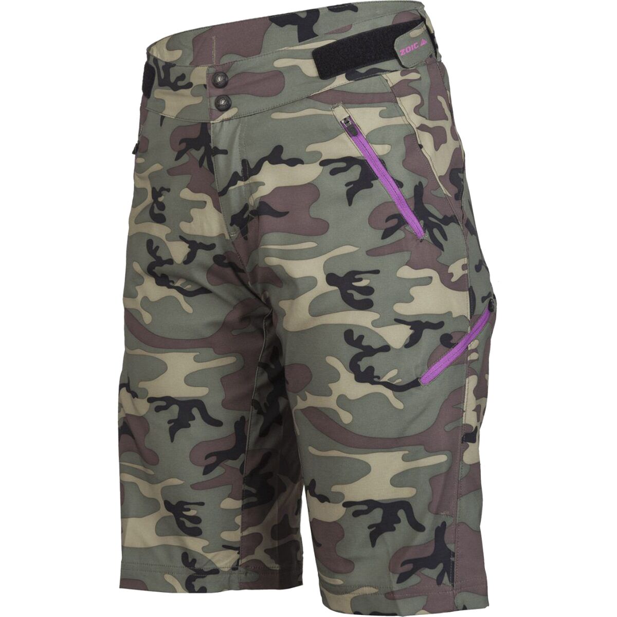 ZOIC Navaeh Camo Short + Essential Liner - Women's | Backcountry.com