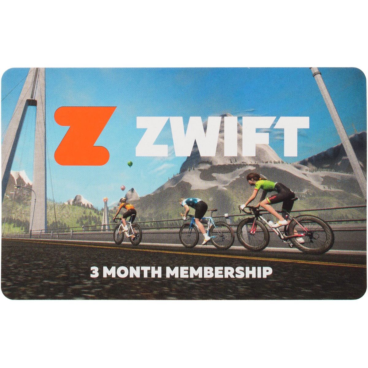Zwift Membership Card - 3 Months - Bike
