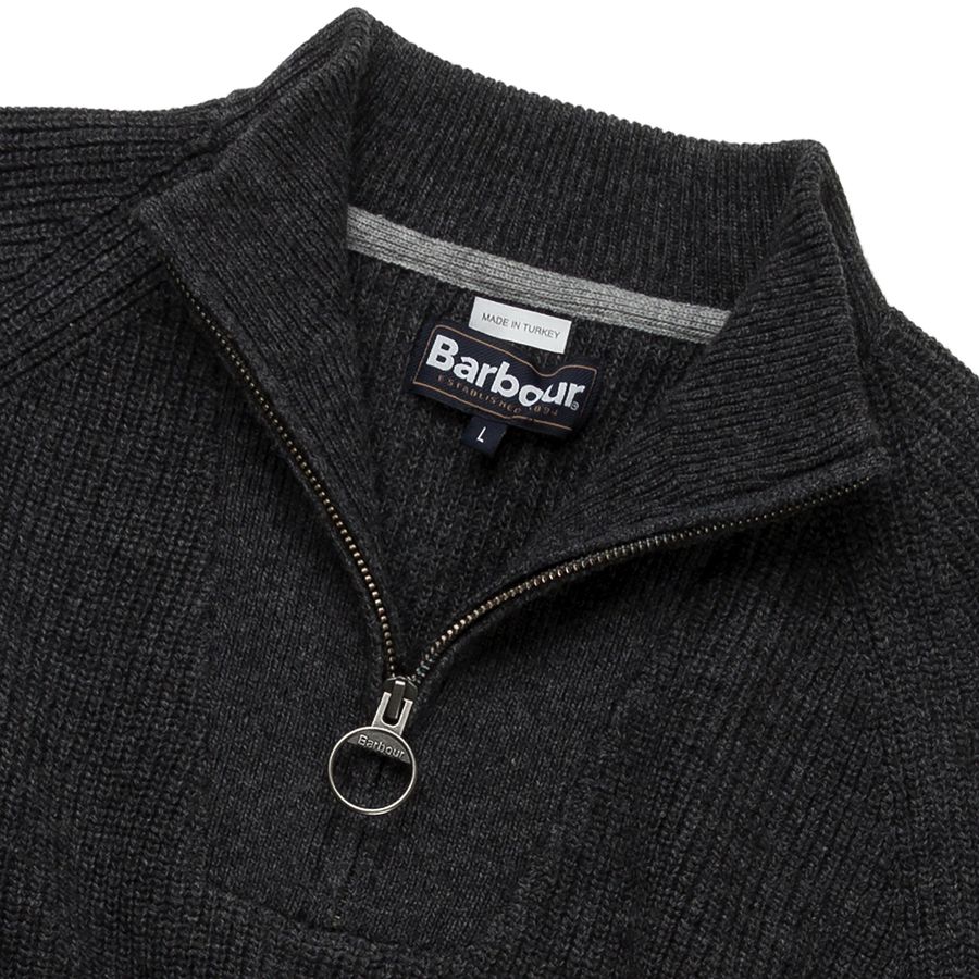 Barbour Keswick Rib Half Zip Sweater - Men's | Backcountry.com