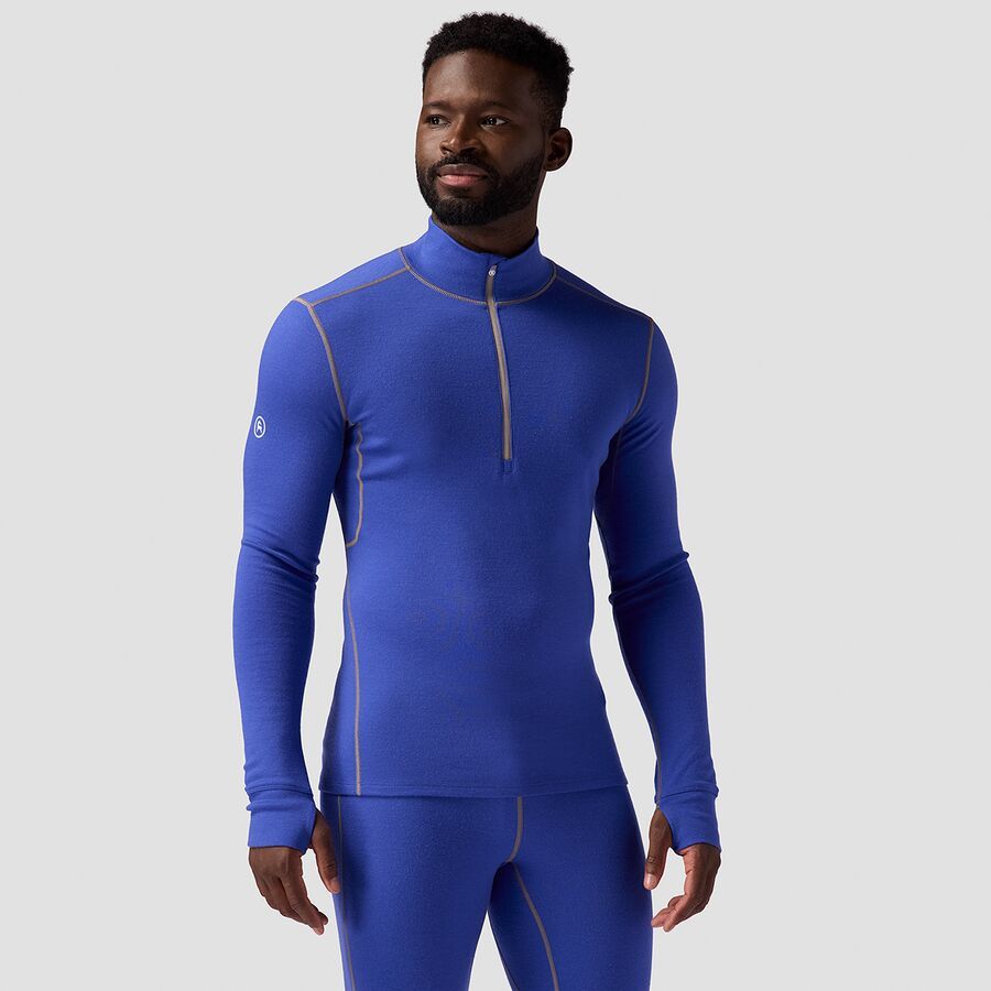 Backcountry Cedars RWS Merino Mid-Wt Baselayer 1/4-Zip Top - Men's ...