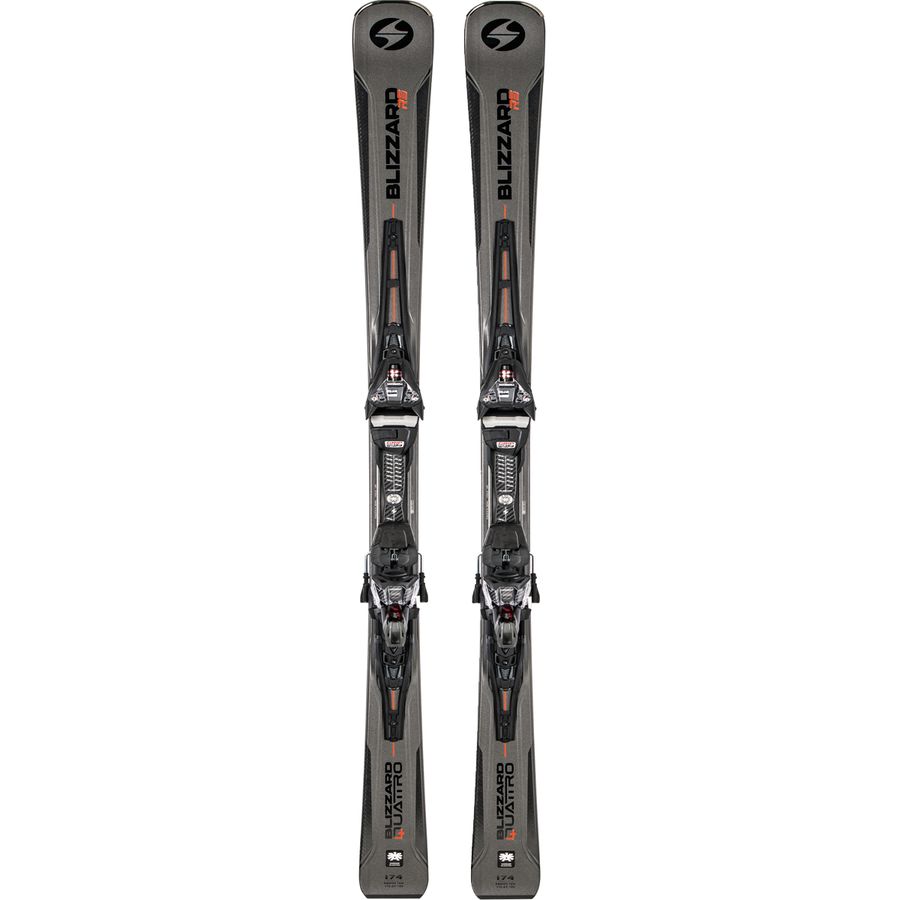 Blizzard Quattro RS Ski + Marker Race Xcell 14 Ski Binding - 2018 - Ski