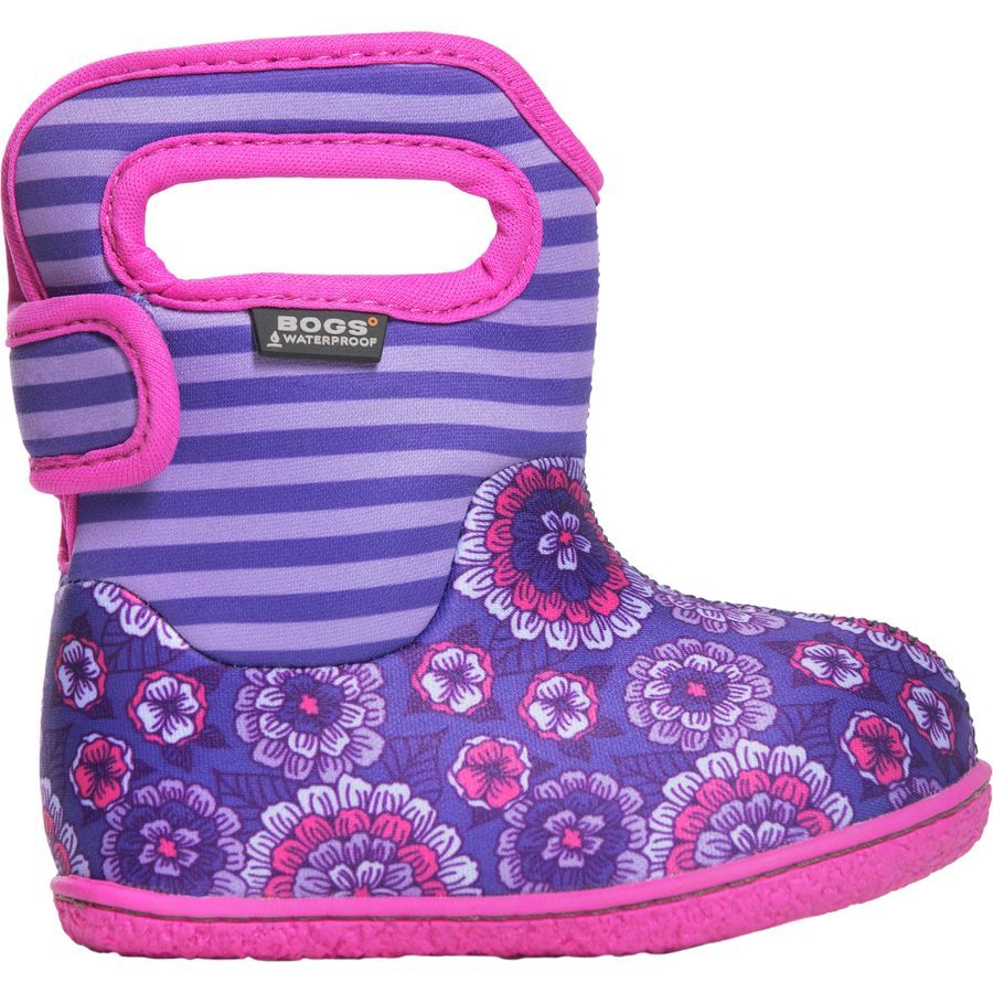 Bogs Baby Bogs Pansy Stripe Boot - Toddler Girls' | Backcountry.com