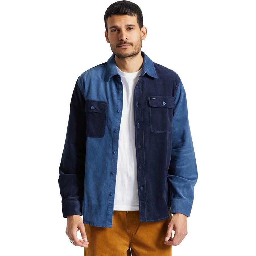 Brixton Bowery Corduroy Long-Sleeve Flannel Shirt - Men's - Clothing