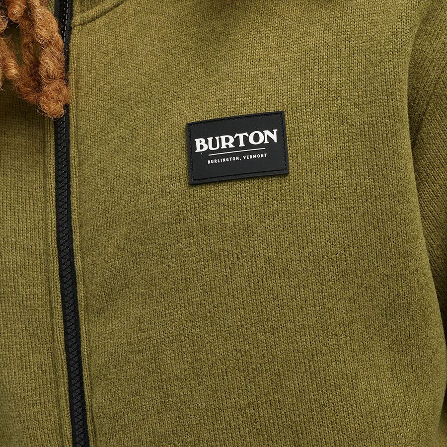 Burton Hayrider Sweater Fleece Hooded Jacket - Men's | Backcountry.com