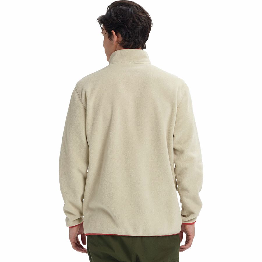 Burton Hearth Fleece Anorak Jacket - Men's | Backcountry.com