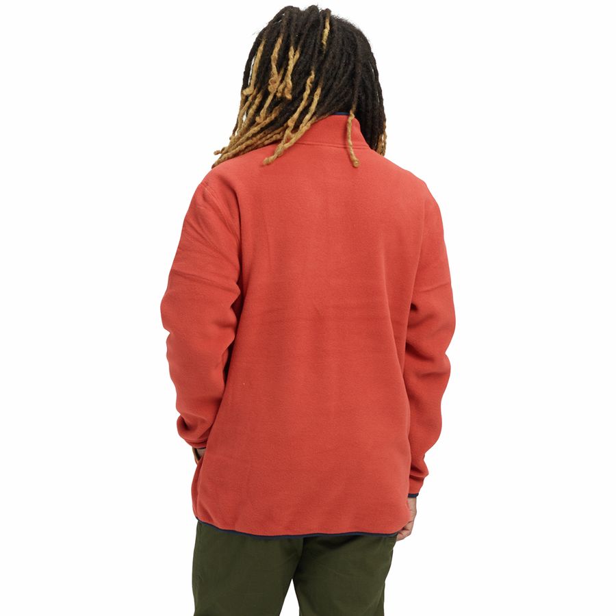 Burton Hearth Fleece Anorak Jacket - Men's | Backcountry.com
