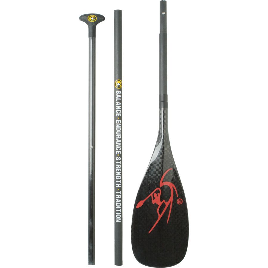 C4 Waterman Pohaku K-12 Carbon Paddle - 3 Piece - Paddle