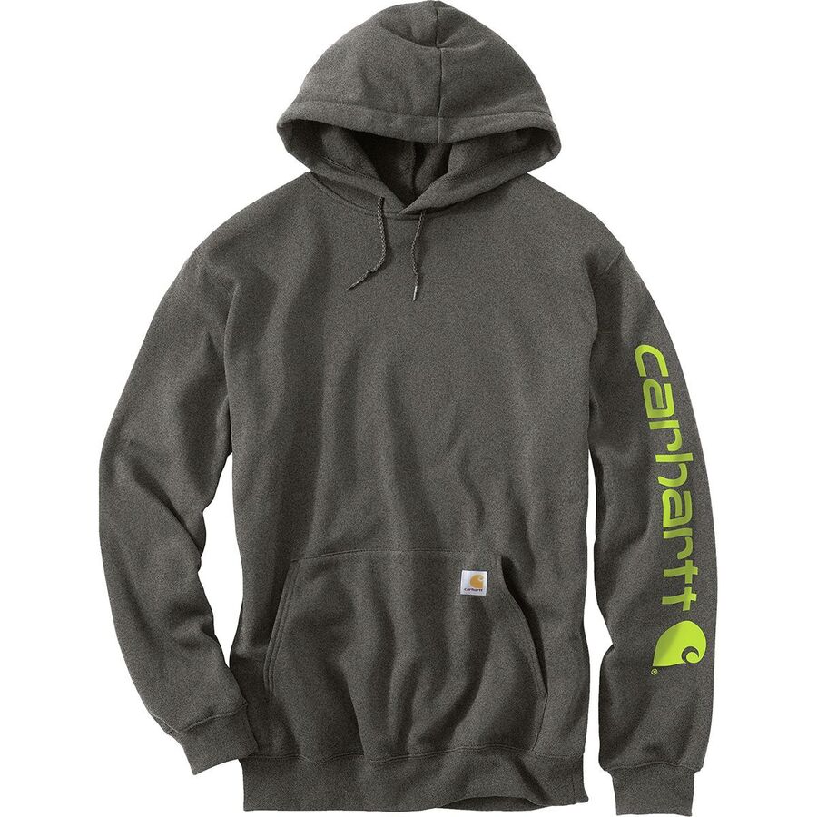 Carhartt Midweight Signature Sleeve Hooded Sweatshirt - Men's ...