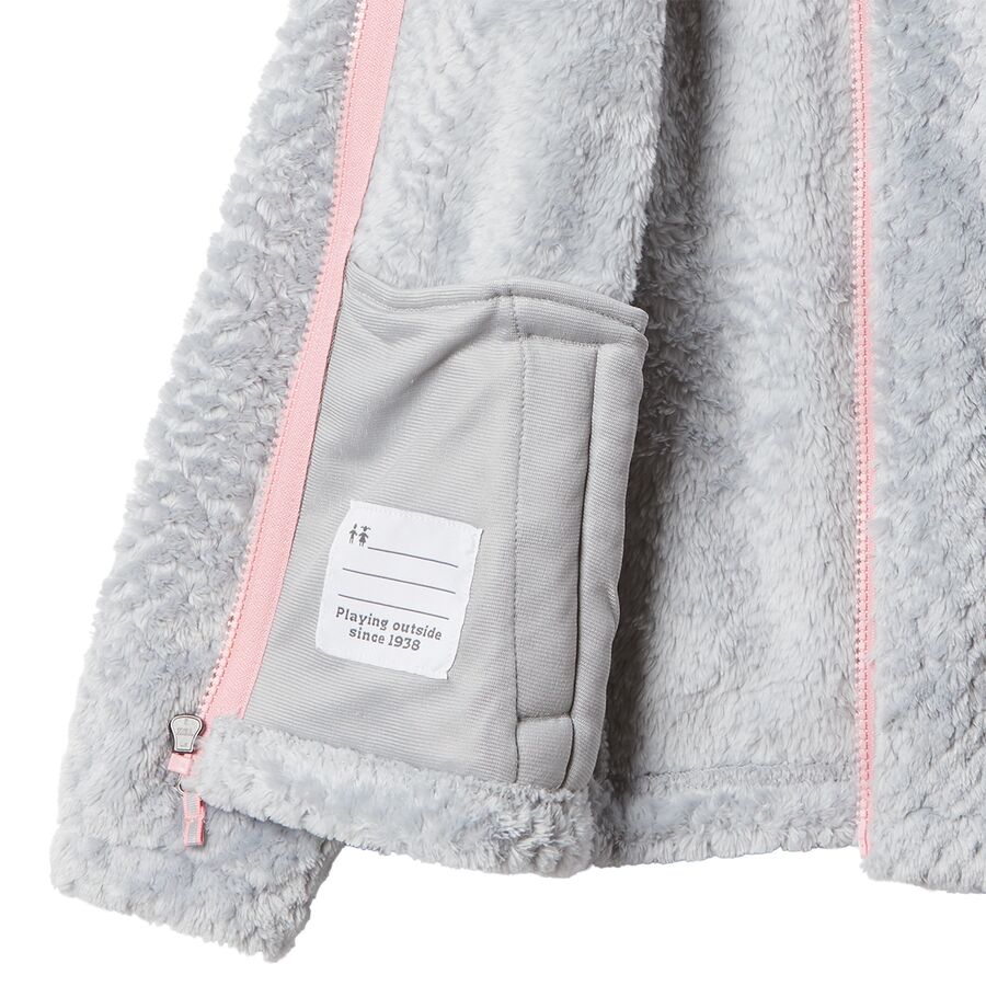 Columbia Fire Side Sherpa Hybrid Full-Zip Fleece Jacket - Girls ...