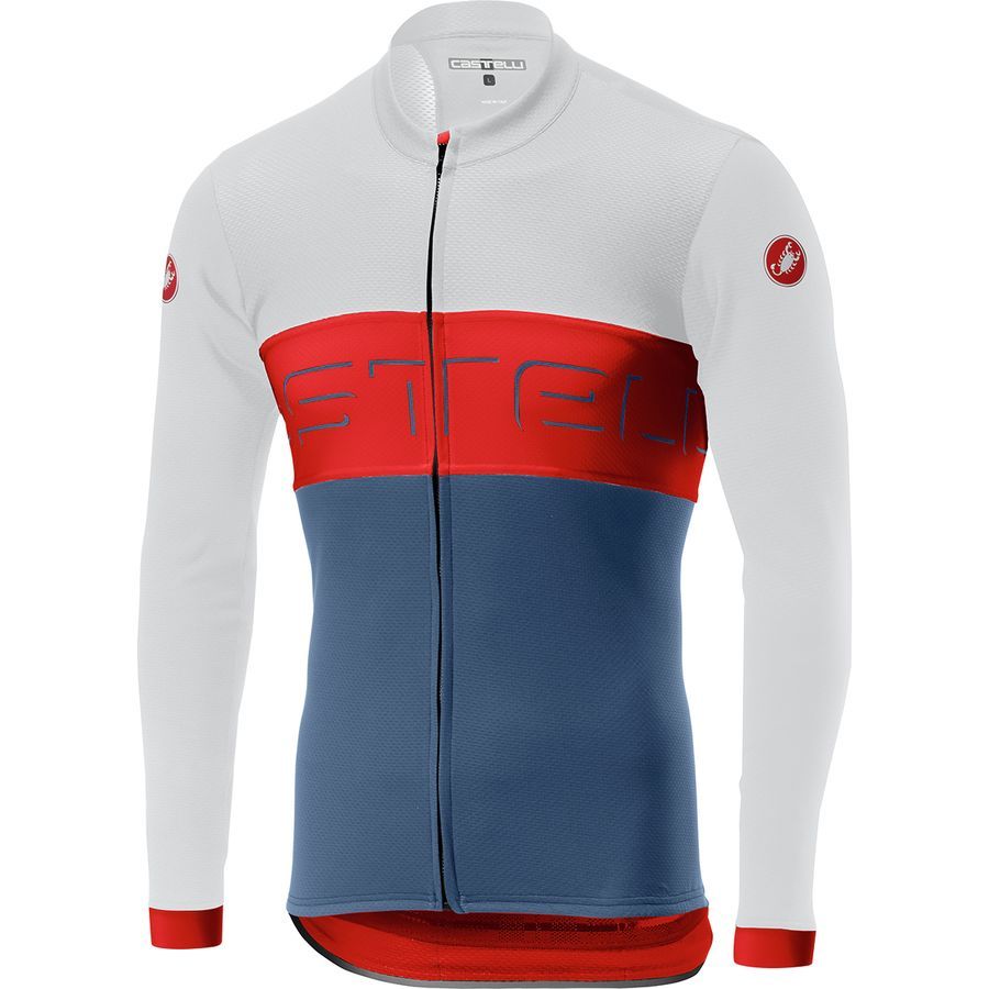 Castelli Prologo VI Long-Sleeve Full-Zip Jersey - Men's | Backcountry.com