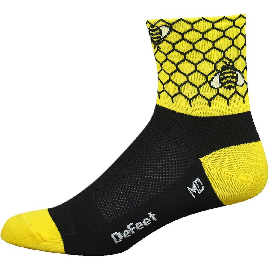 DeFeet Bee Aware 3in Aireator Sock - Bike