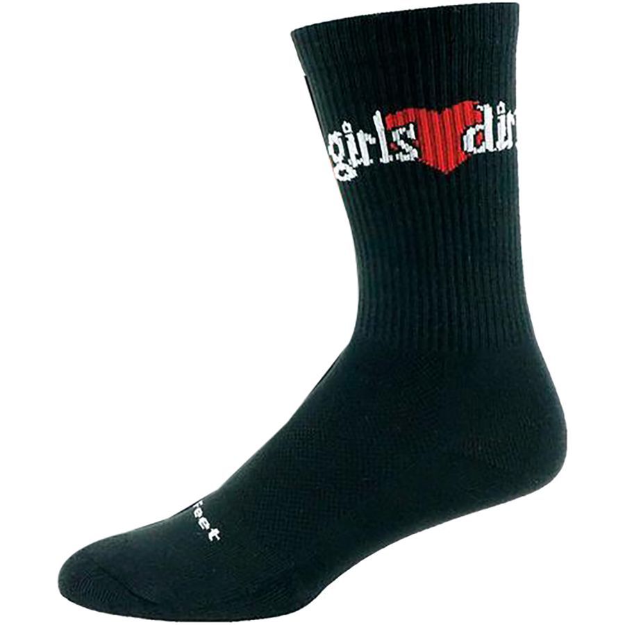 DeFeet Girls Love Dirt 6in Bike Sock - Women's - Bike