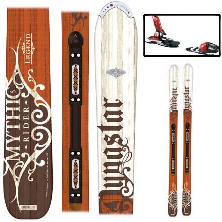 Dynastar Legend Mythic Rider Fluid Alpine Ski w/ PX12 Wide Bindings - Ski
