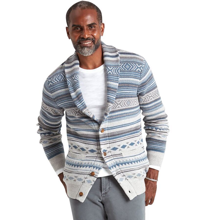 Faherty Novelty Shawl Cardigan - Men's | Backcountry.com