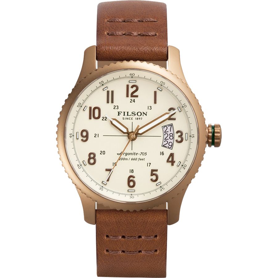 Filson Mackinaw Field 38mm Leather Watch - Women's - Accessories