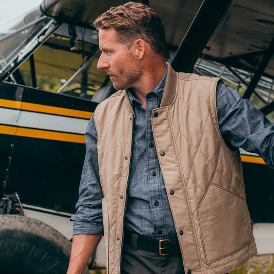 Filson Quilted Pack Vest - Men's | Backcountry.com