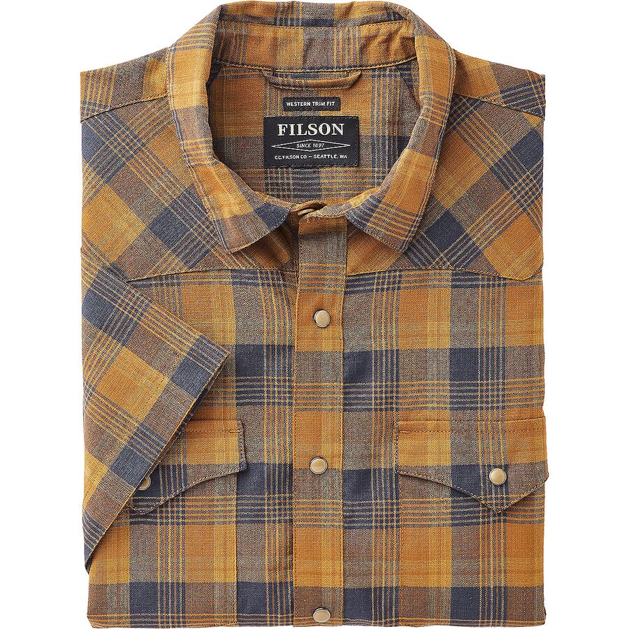 Filson Snap Front Guide Short-Sleeve Shirt - Men's | Backcountry.com