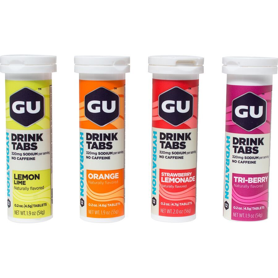 GU Hydration Drink Tabs - 4 Tube Pack - Bike