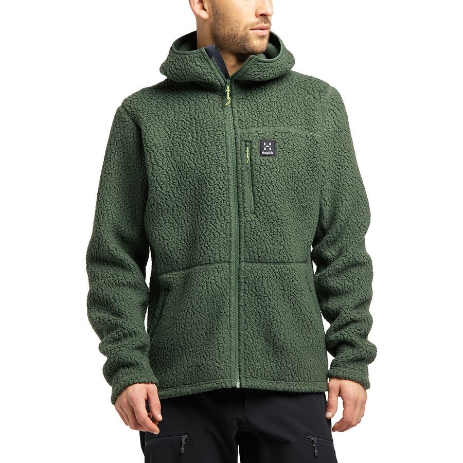 Haglofs Pile Hooded Fleece Jacket Mens Clothing