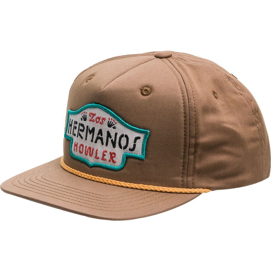 Howler Brothers Los Hermanos Badge Structured Snapback Hat - Accessories