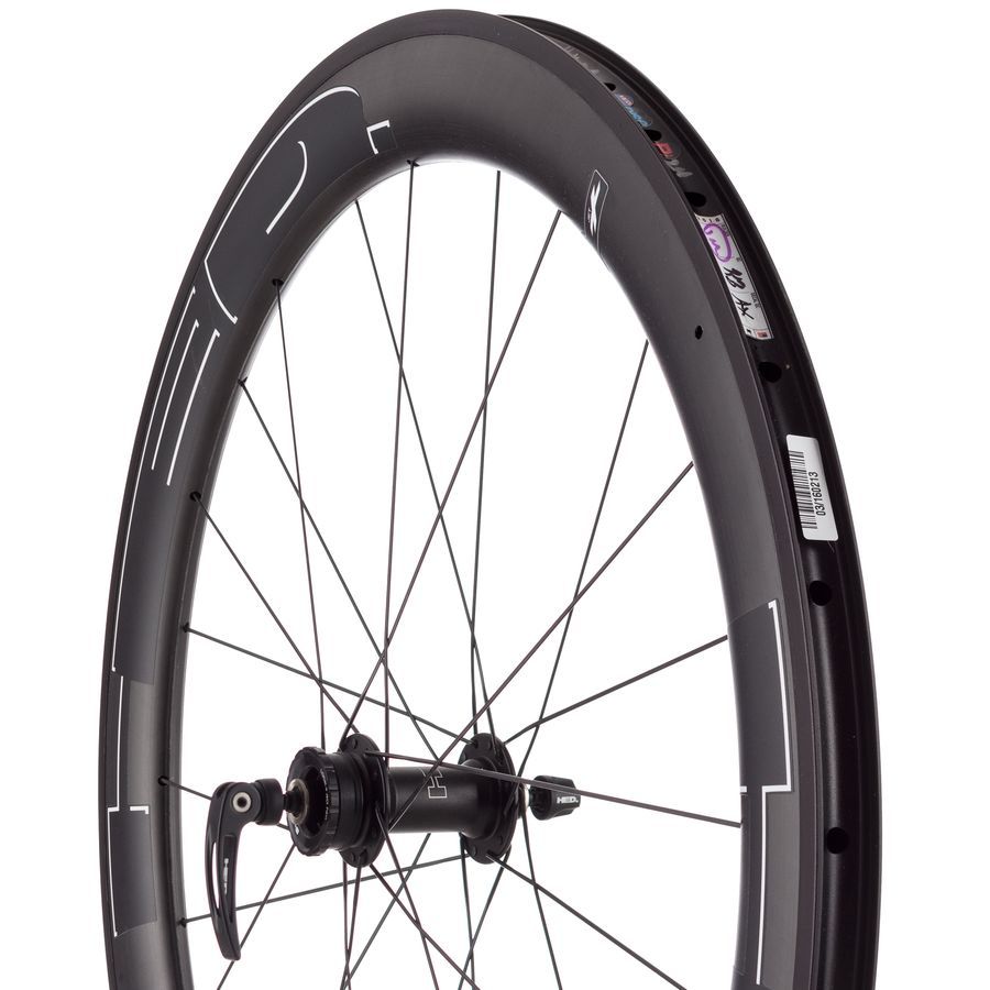 Hed Jet 6 Plus Black Carbon Disc Brake Wheelset Clincher Bike