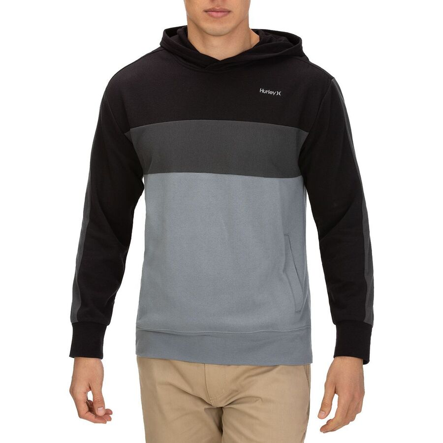 Hurley Blocked Pullover Fleece Hoodie - Men's - Clothing