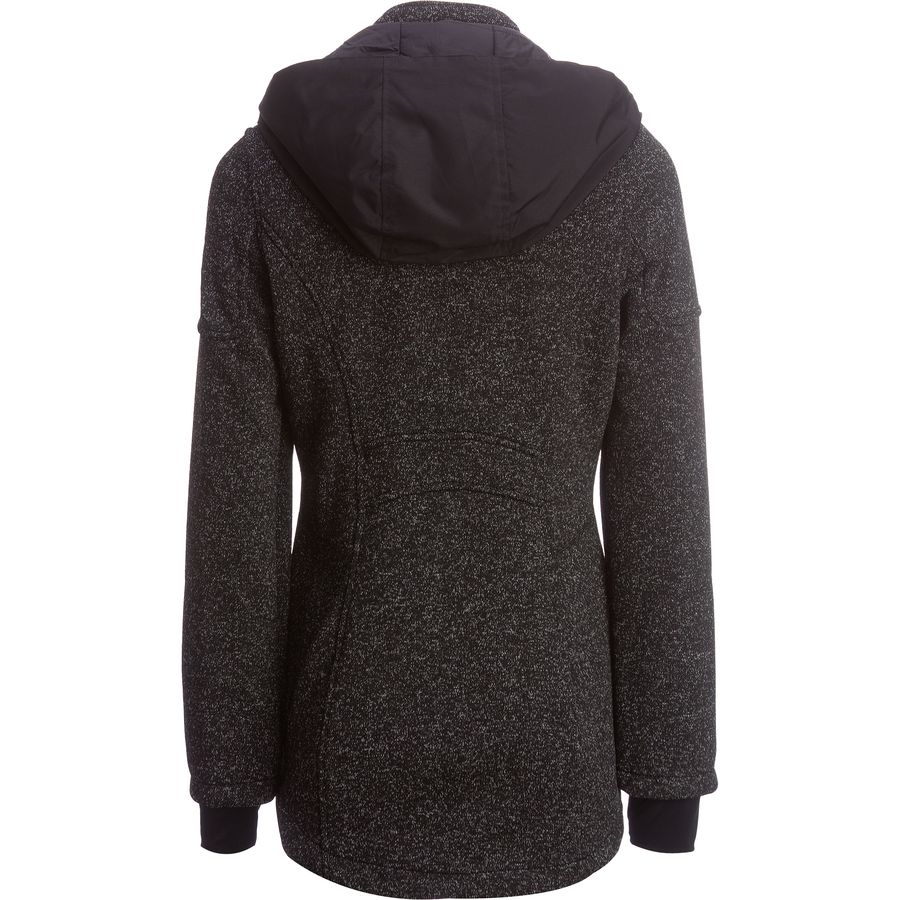 HFX Water Repellent Bonded Fleece Sweater Jacket - Women's | Steep & Cheap