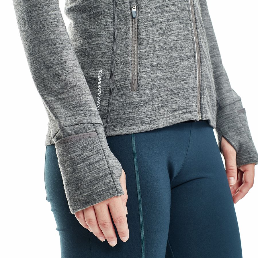 Icebreaker Quantum Full-Zip Hooded Jacket - Women's | Backcountry.com